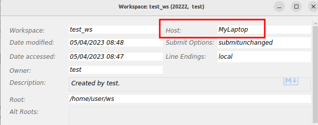 P4V - Workspace not displayed when selecting "Show only workspaces available for use on this ...