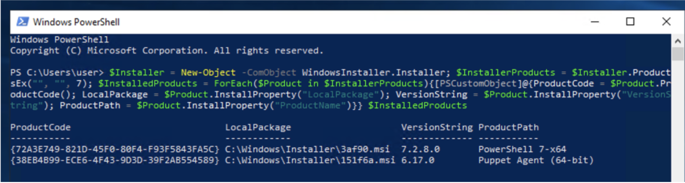 Uninstalling the Puppet Windows agent fails in Puppet Enterprise