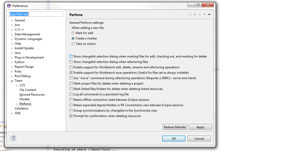 Eclipse Plugin How To Configure Automatic Checkout On Save 