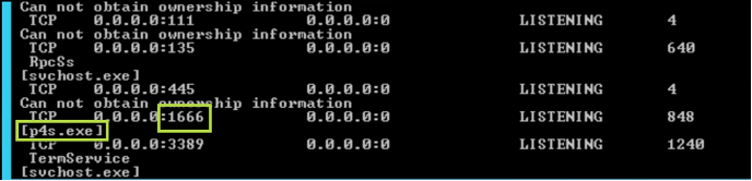 Find your IP address and the port number for the server running Helix Core