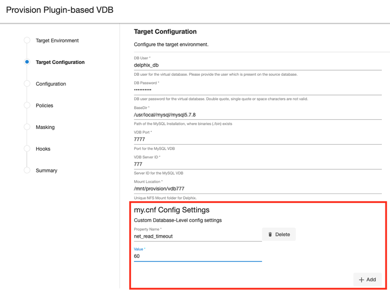 How to Update the Parameters of a MySQL VDB Configuration from the Delphix Command Line ...