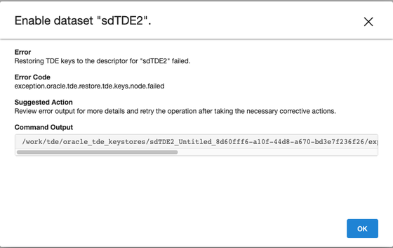 TB100 Oracle TDE-Enabled Virtual Pluggable Databases (vPDBs) May Fail ...