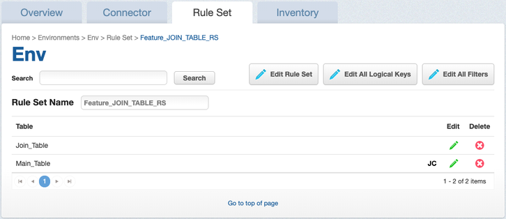 Rule Set Feature: Join Table (KBA4459) (Deprecated)