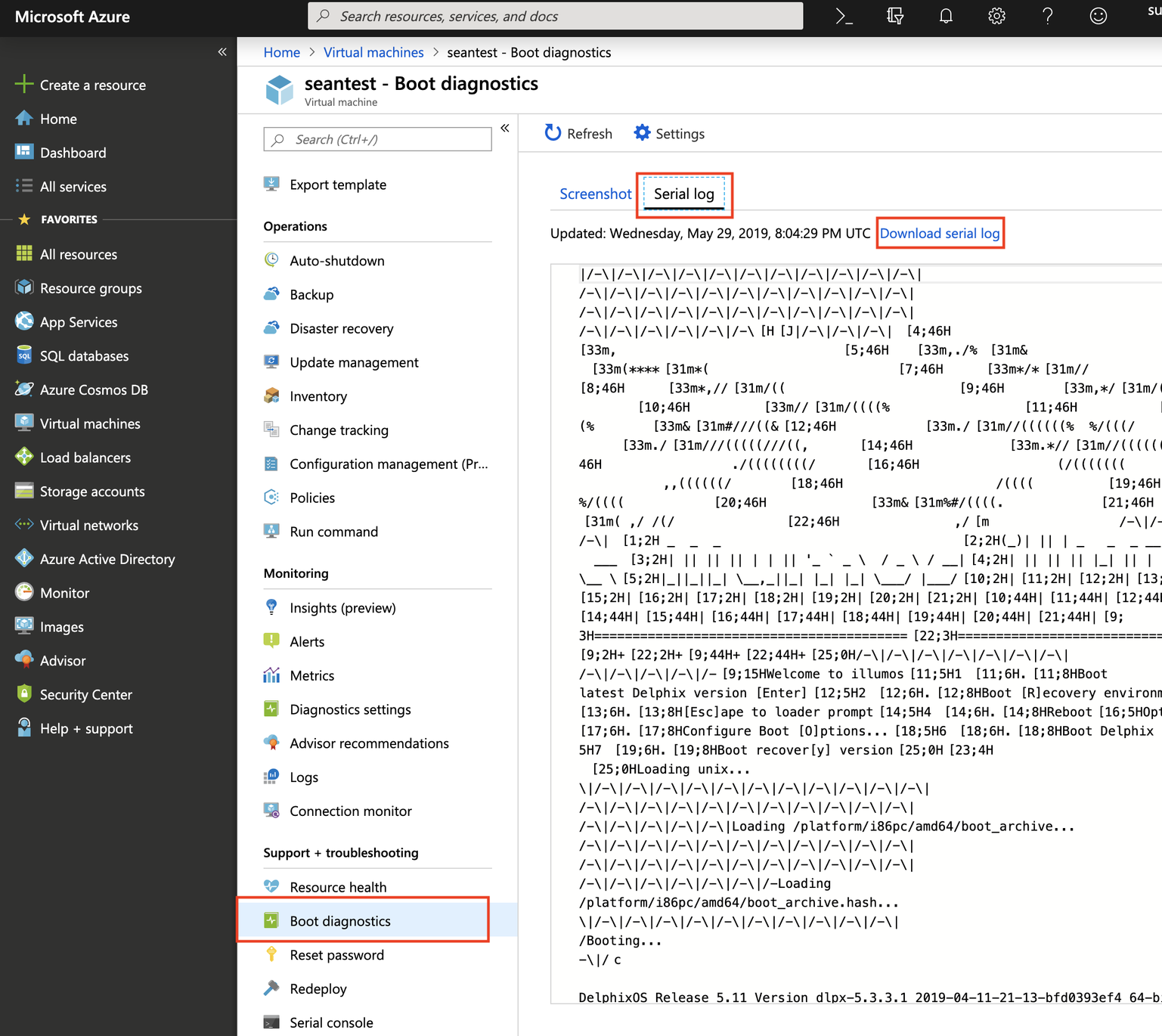 How to Generate a Non-Maskable Interrupt (NMI) in Microsoft Azure (KBA4327)