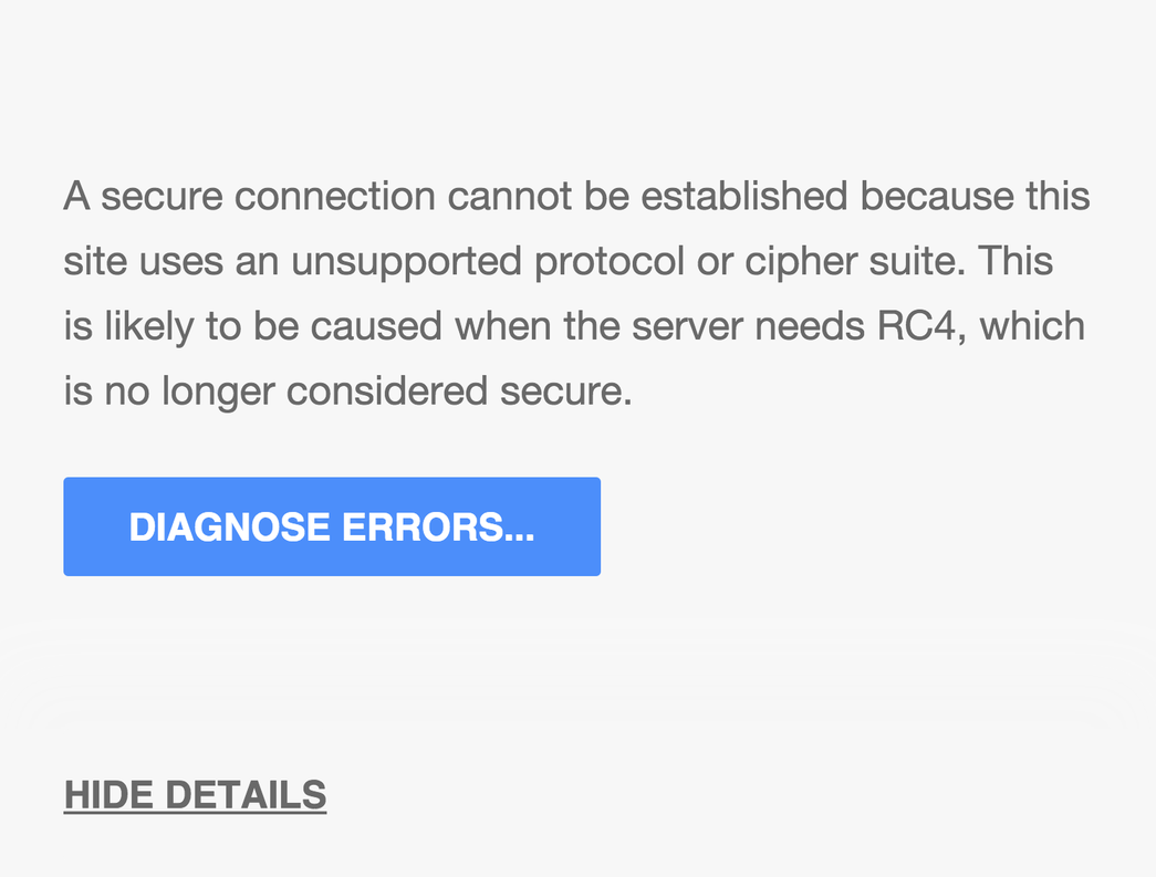 TB030 Delphix Engine GUI is Unavailable Using Latest Version of Chrome ...
