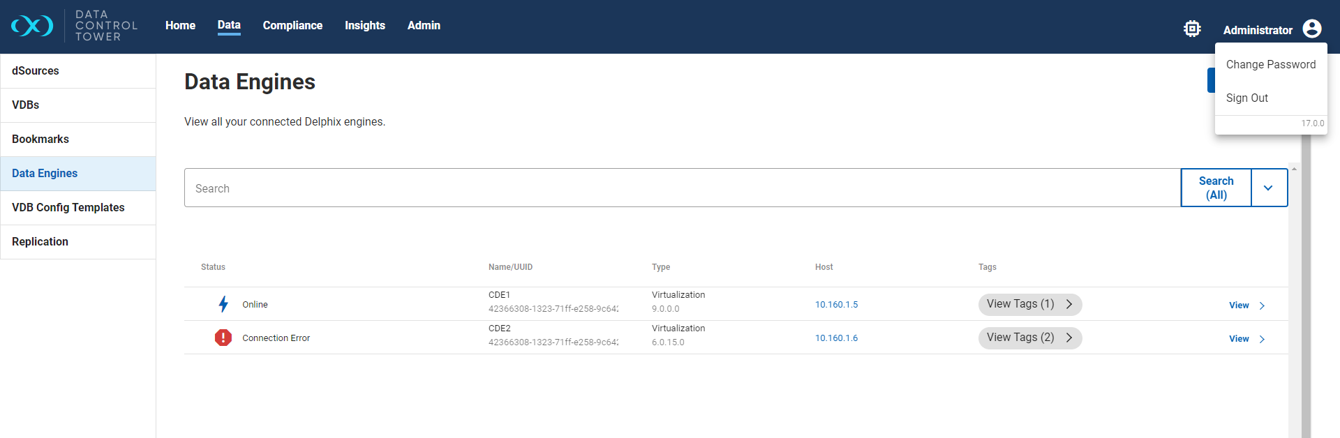 Delphix Self-Service to DCT: Bookmark, VDB, and User Migration